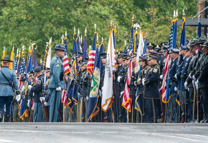 Scenes from the funeral for Northern York police officers killed in ...