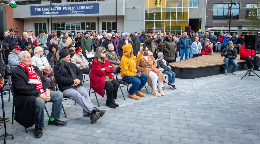 Statue of Barney Ewell dedicated in Lancaster City plaza [photos ...