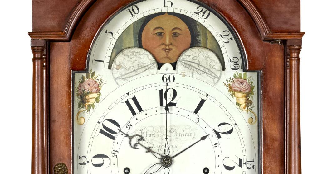 Good time: A rare tall case musical clock is now on display at Historic ...