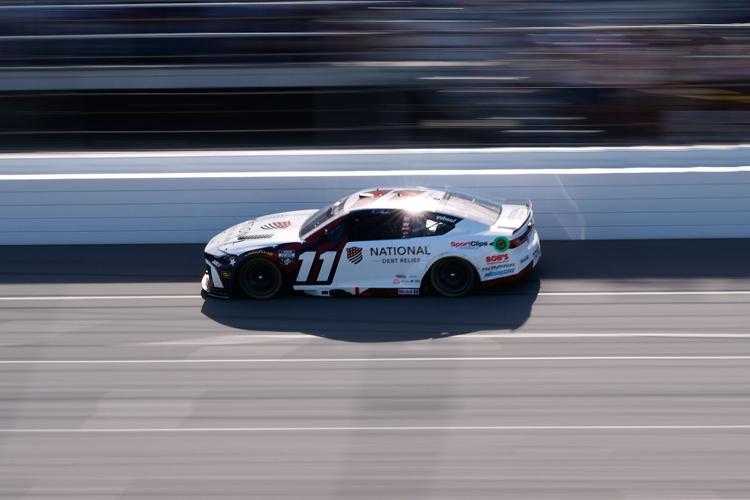 Denny Hamlin goes back to front again to win NASCAR race at Michigan ...