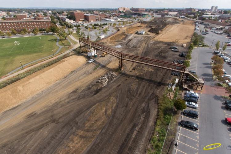 After 92 years, pedestrian rail yard bridge in Lancaster is coming down ...