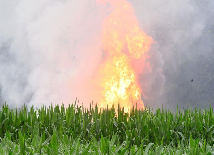 Farm equipment catches fire, sets field ablaze in Manor Township ...
