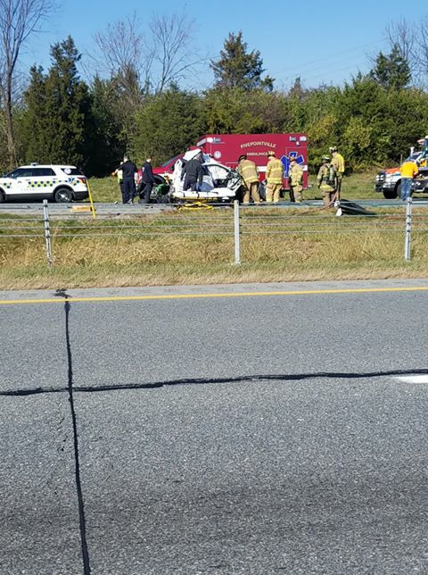 3 People Hospitalized After Tractor Trailer Causes Chain Reaction Crash