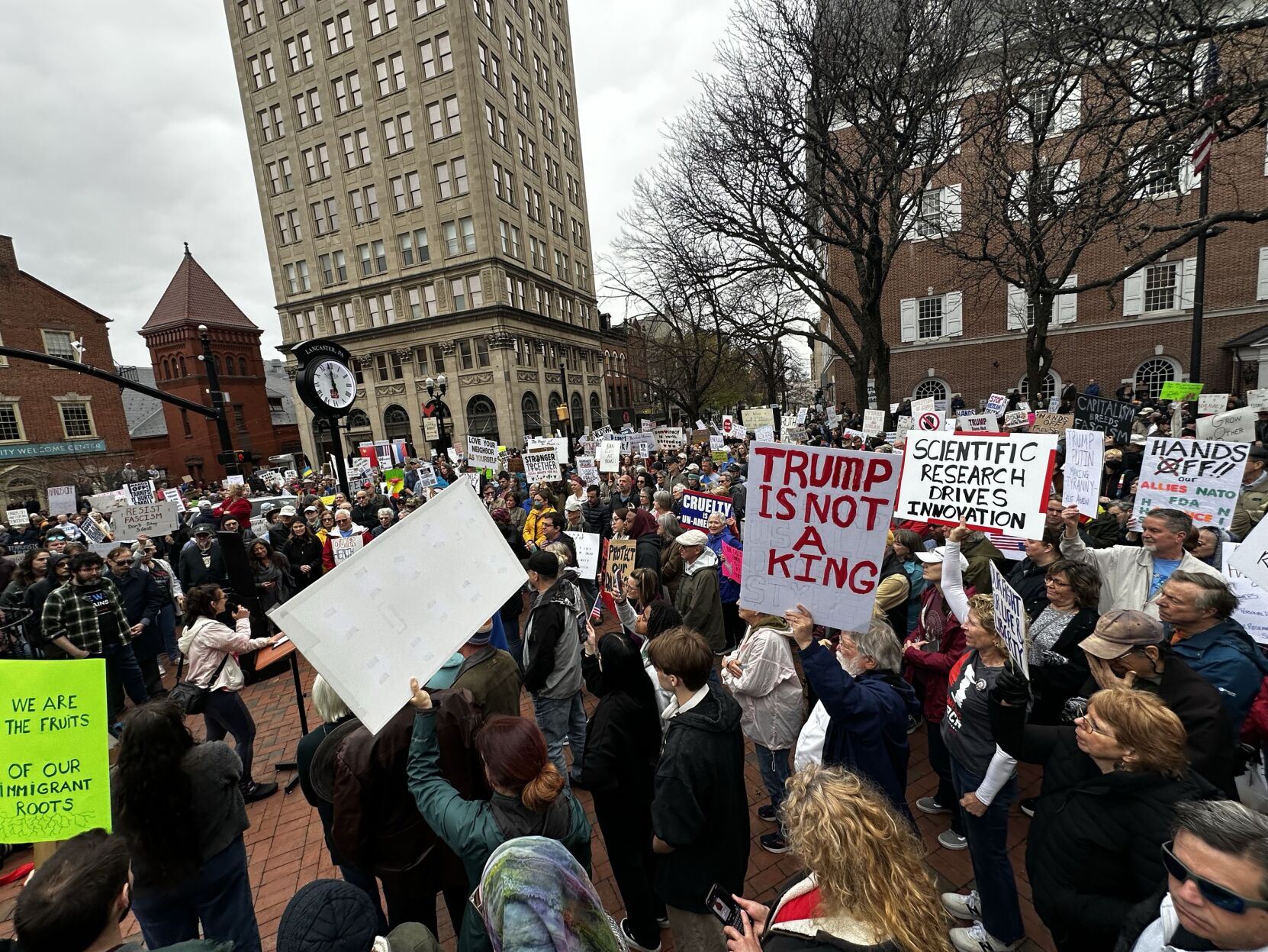 Photos from the Hands Off! protest in Lancaster | Local News ...