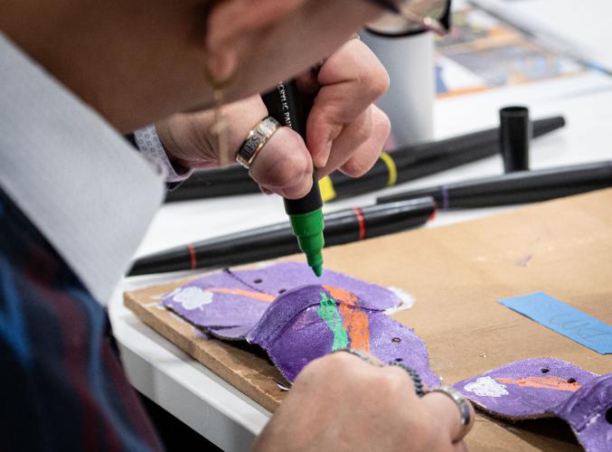 Friendship Heart artists paint clubfoot braces [photos ...