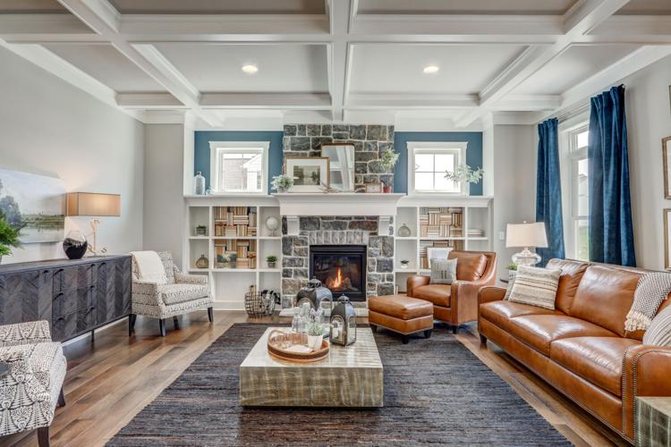 Model home lessons: 9 trends and tips from a Lititz Bend living room ...