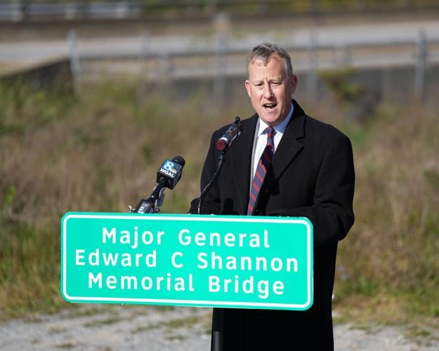 Bridge over Route 441 in Columbia dedicated to Maj. Gen. Ed Shannon ...