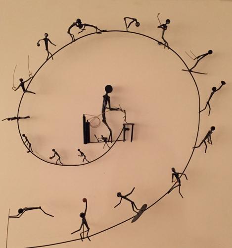 Dan Witmer's metal sculptures on display and for sale this weekend ...