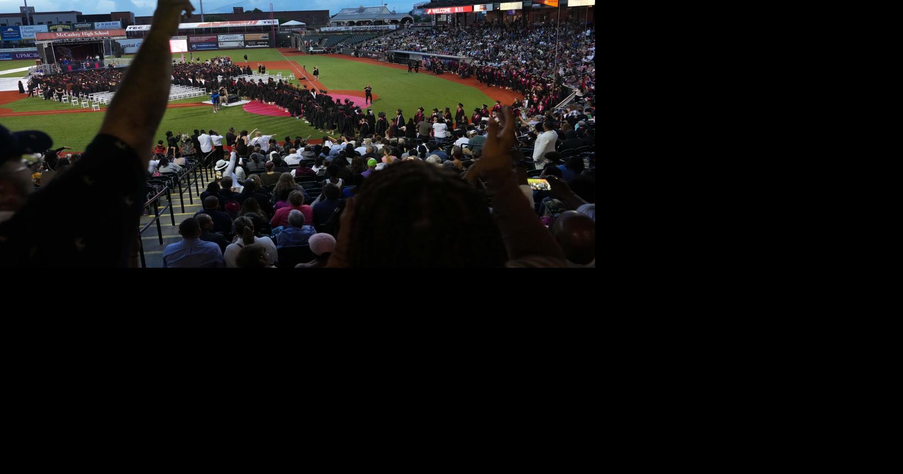 J.P. McCaskey Class of 2024 graduates at weather-delayed stadium ...