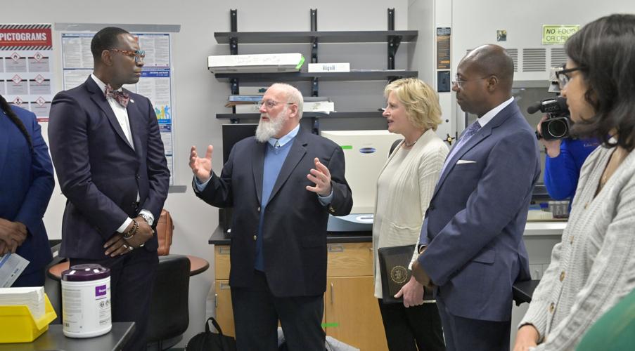 Secretary of Education Khalid N. Mumin visits Millersville University [photos ...