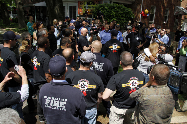 Lancaster city firefighter Lt. Andre Kelley, injured battling blaze ...