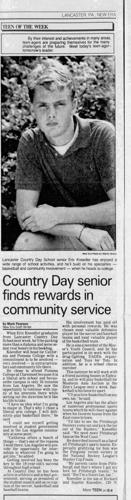 Meet Eric Kneedler, the Lancaster native who's the U.S. ambassador to ...