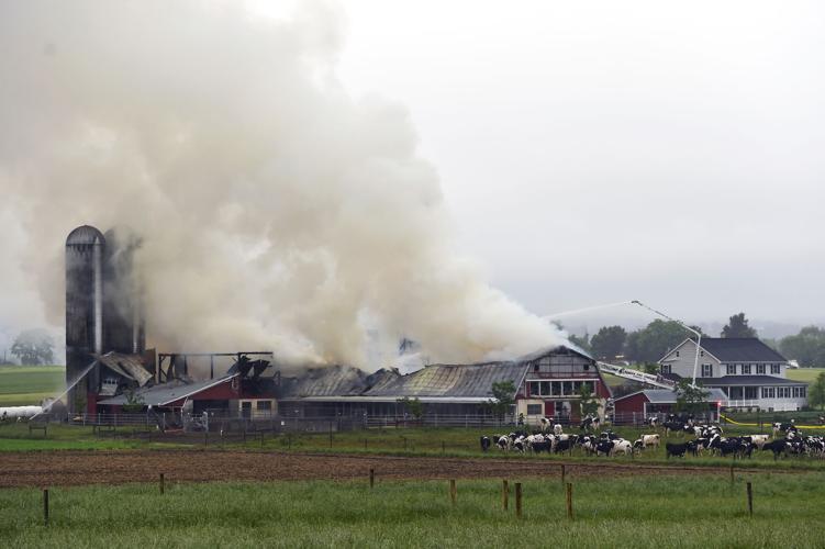 Clay Township dairy barn fire causes $350K damage | Local News ...