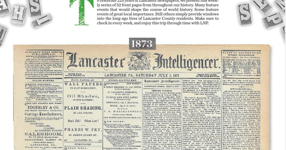 Lancaster newspaper archives from 1795 to now will be available online ...