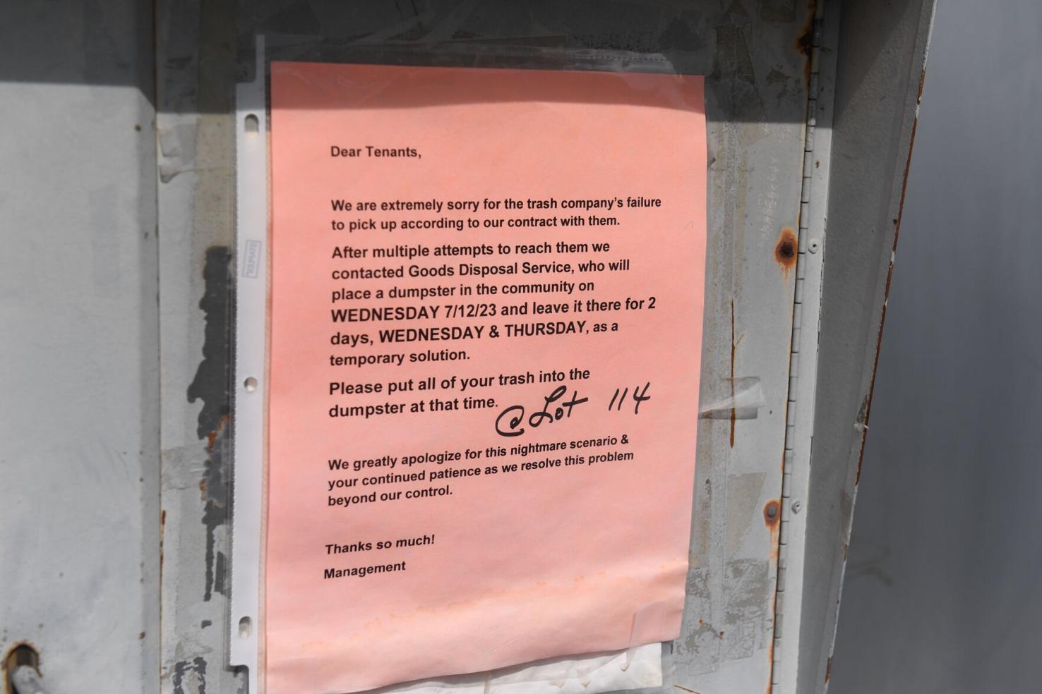 Trash piles grow as Eagle Disposal fails to pick up garbage for weeks ...