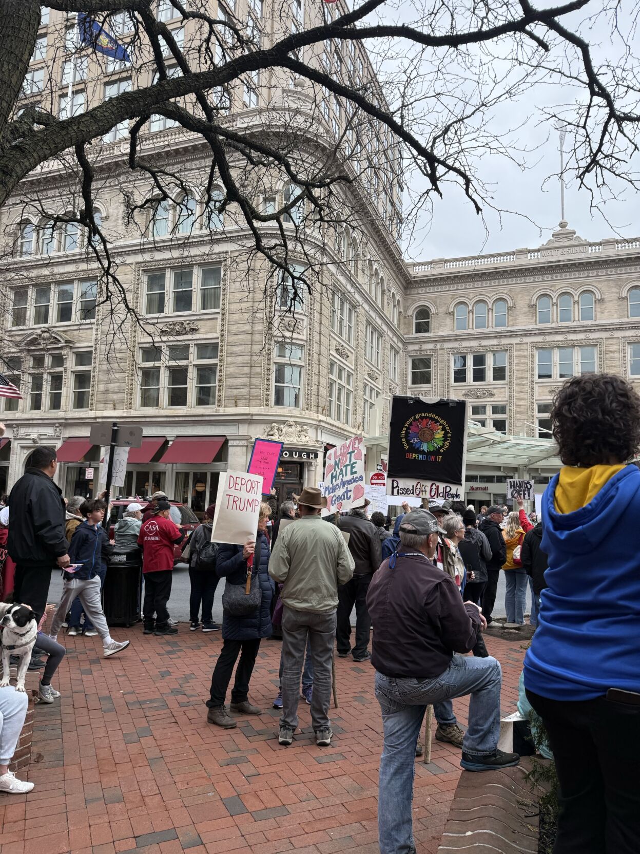 Photos from the Hands Off! protest in Lancaster | Local News ...