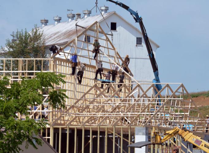 Photo Gallery: Amish Barn-Raising in Lancaster County | Local News ...