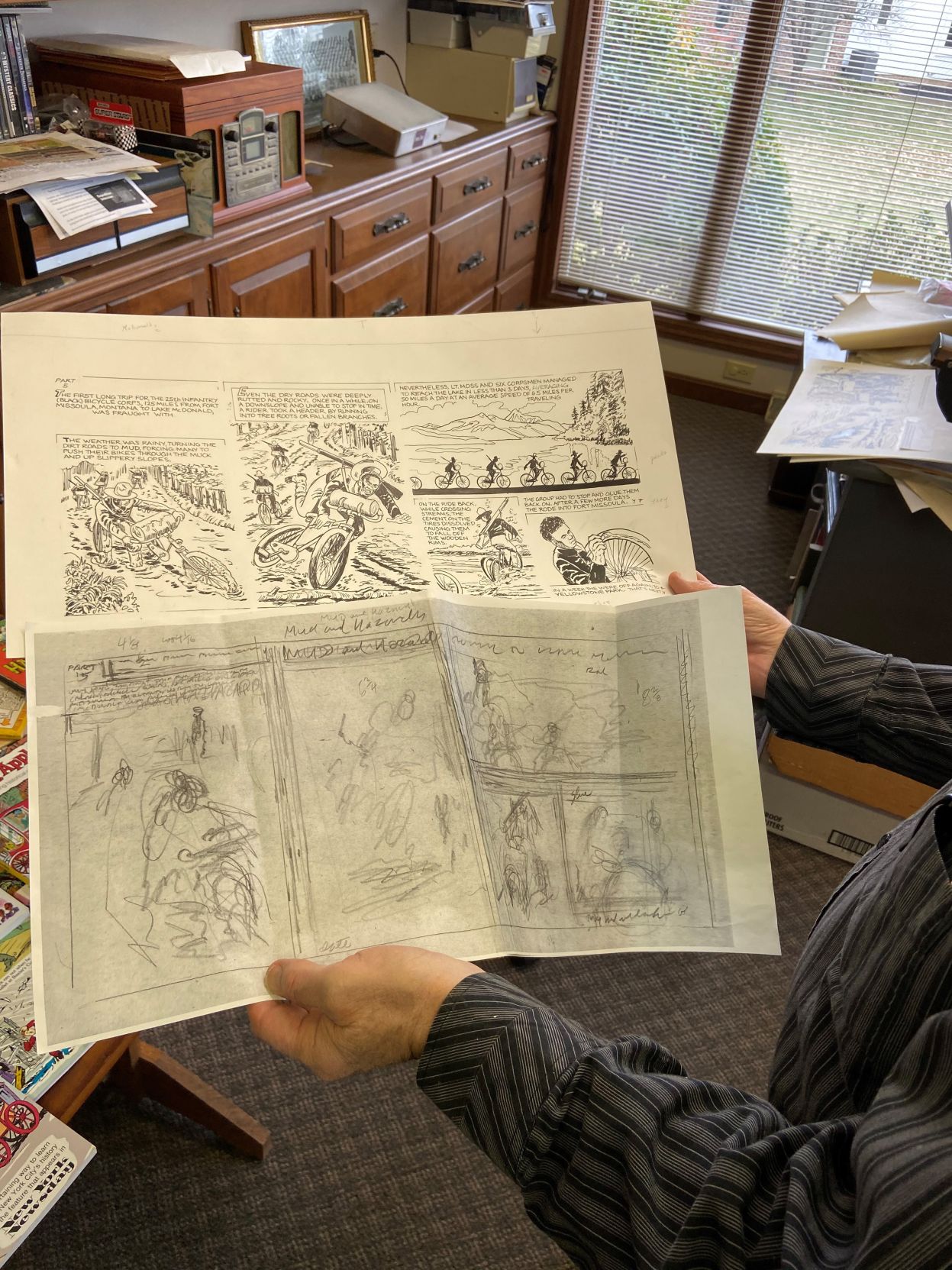 How Patrick Reynolds creates a 'Flashbacks' panel | | lancasteronline.com