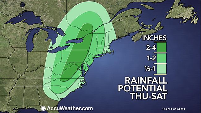 Flash flood warning: More than 2 inches of rain expected in Lancaster ...
