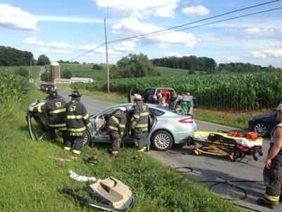 Firefighters free person from wrecked car after Solanco accident ...