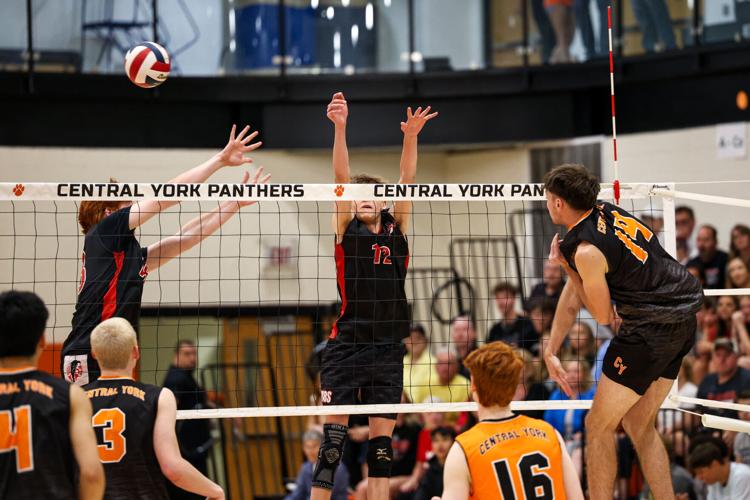 Warwick vs. Central York - District 3 Class 3A boys volleyball ...