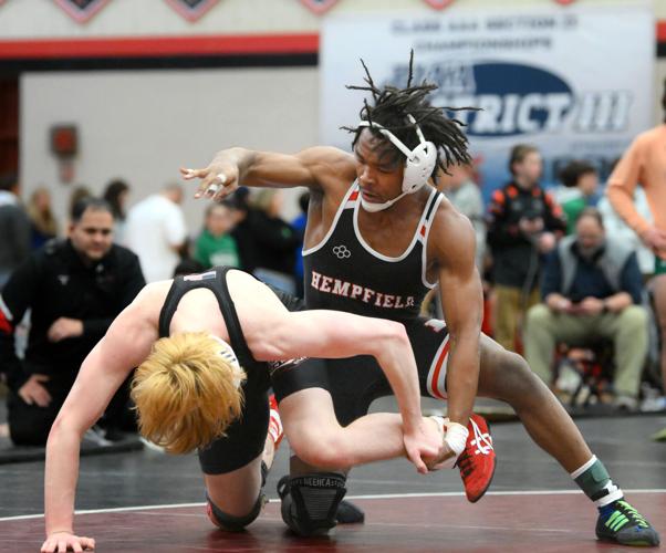 2025 District 3 Class 3A Section 2 wrestling tournament at Hempfield ...