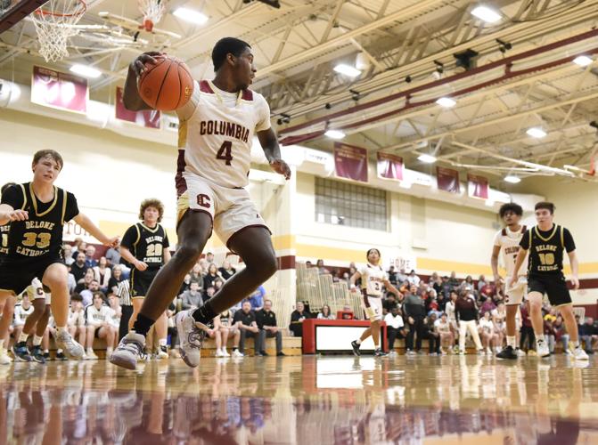 Columbia vs. Delone Catholic - District 3 Class 3A boys basketball ...