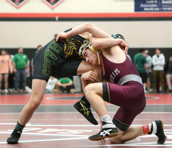 2025 District 3 Class 3A Section 2 wrestling tournament at Hempfield ...