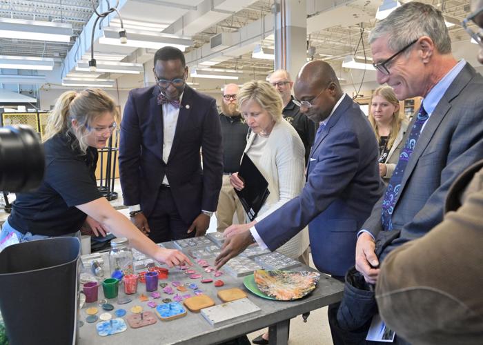 Secretary of Education Khalid N. Mumin visits Millersville University [photos ...