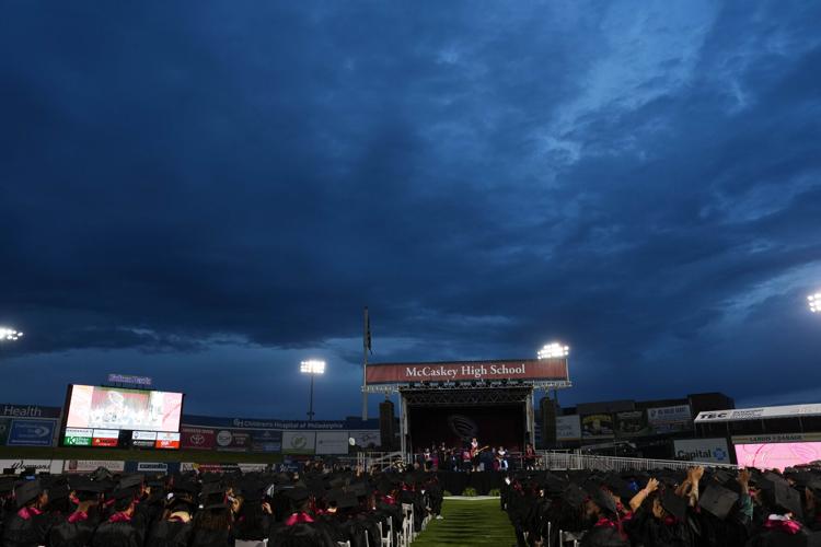 J.P. McCaskey Class of 2024 graduates at weather-delayed stadium ...