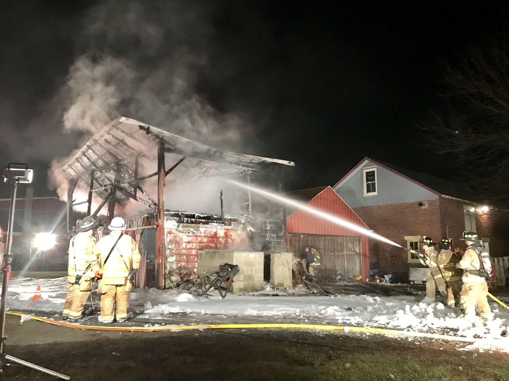 Fire destroys farm building near Manheim, damage estimated at $50K ...