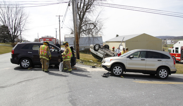 Four hospitalized after two-vehicle crash in Caernarvon Township | News ...