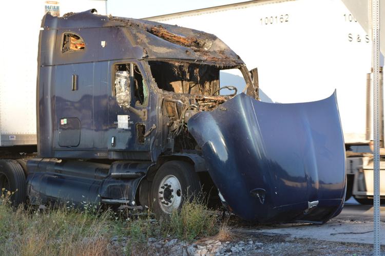 Tractor-trailer carrying bottled water catches fire on Route 30 West in ...