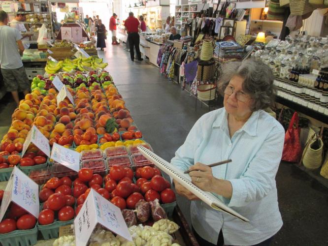 Demuth Museum shows Gail Gray drawings from market, courtroom | Art ...