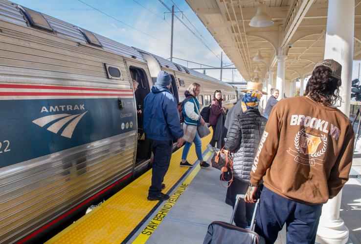Newly renovated platform revealed at Lancaster Amtrak station [photos ...
