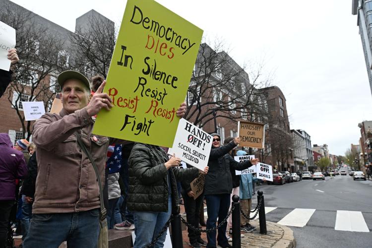 Photos from the Hands Off! protest in Lancaster | Local News ...