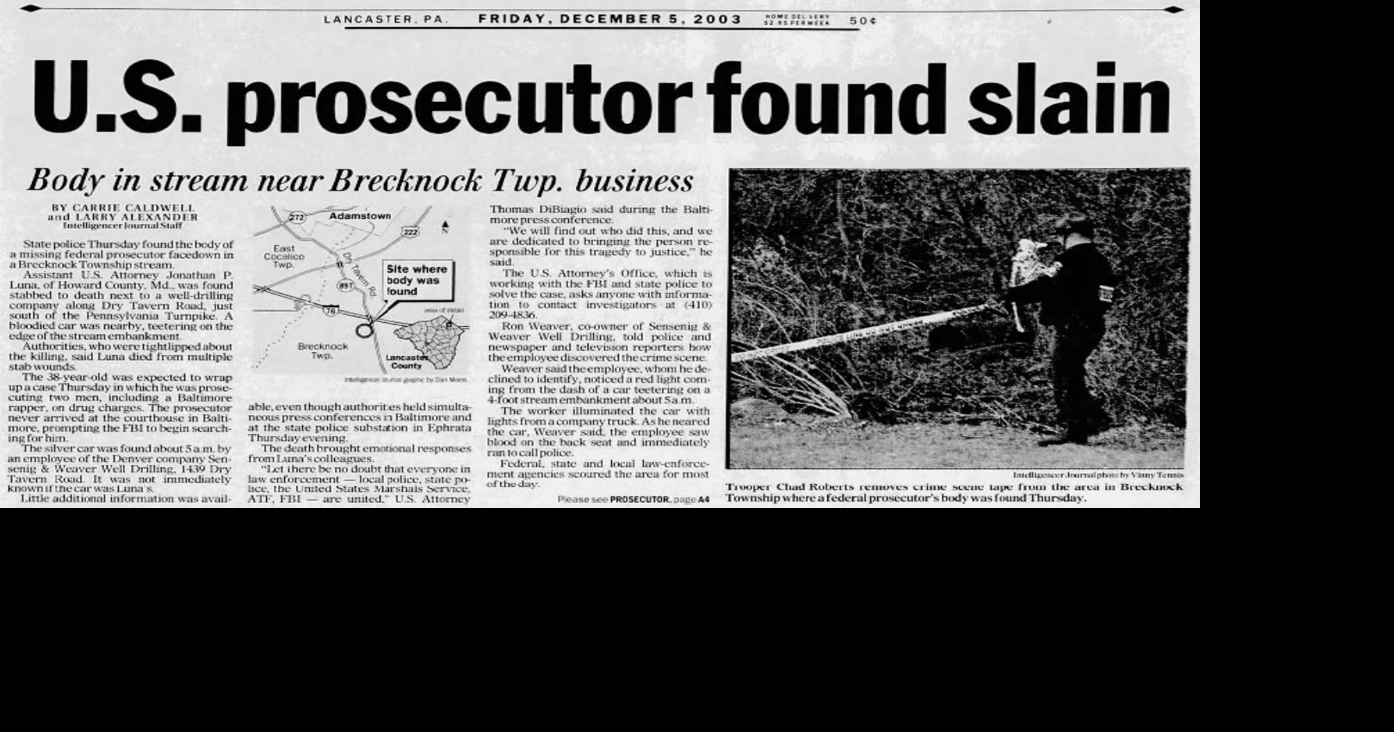 The strange death of Jonathan Luna - and how it played out in newspapers over 20 years ...