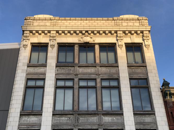 Examples of pressed metal on Lancaster buildings [photos ...