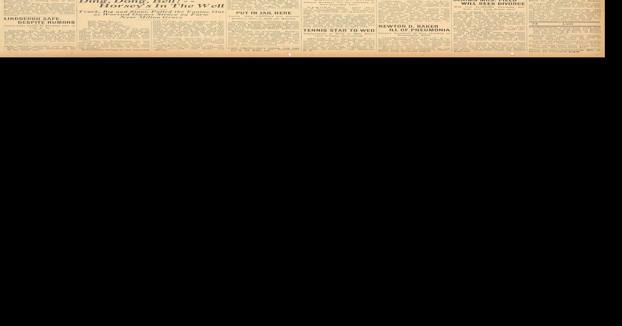 This 1930 front page can teach you a little bit about newspaper design ...