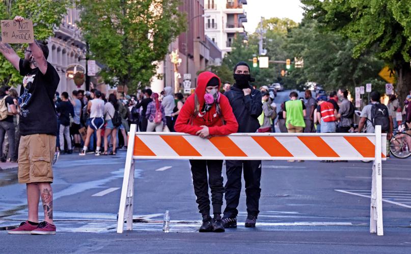 Protesters return to Lancaster city police station to protest Monday ...