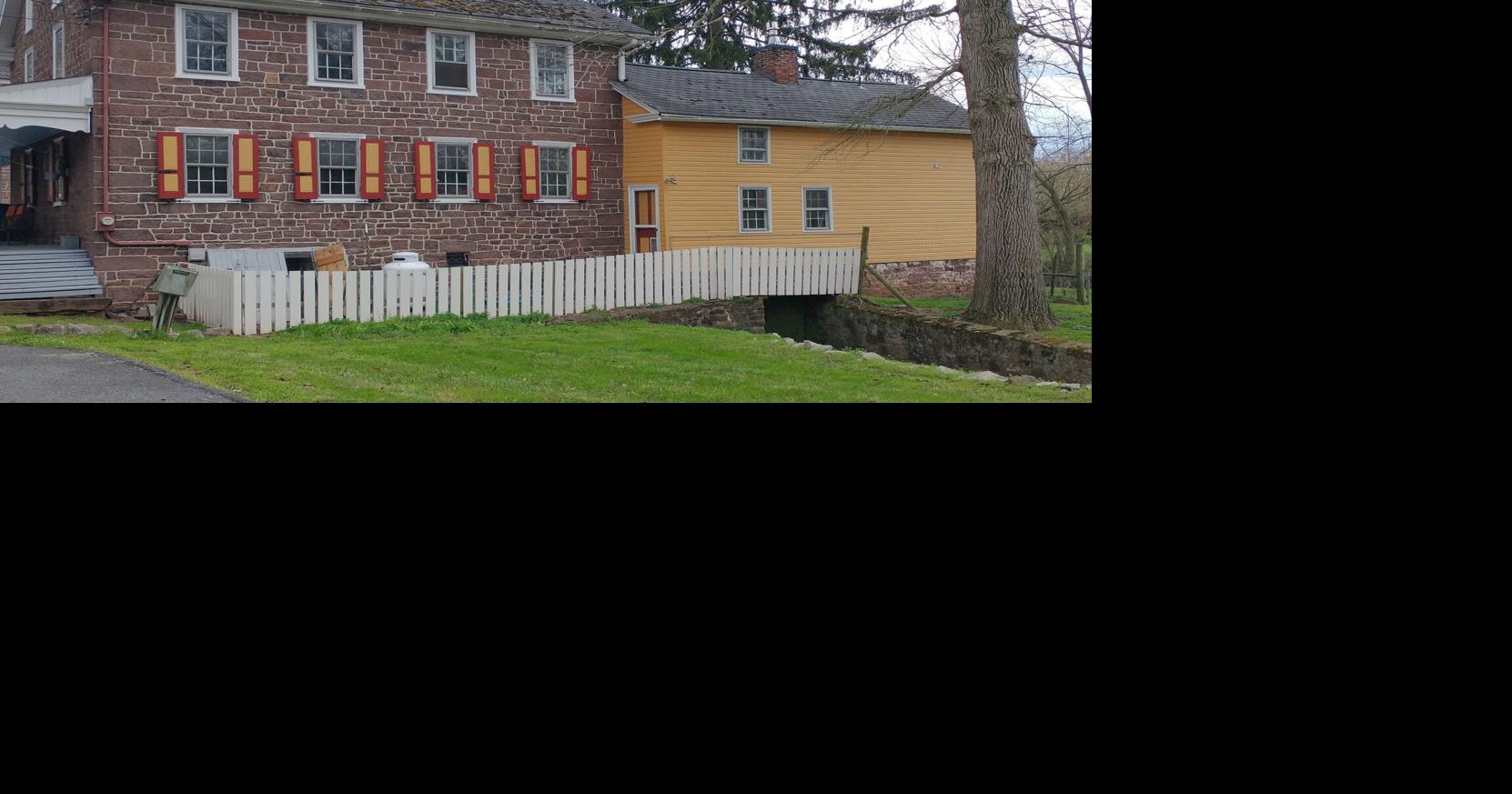 This 1840 stone house has a walk-in fireplace, a mill next door and ...