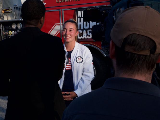 Lancaster Olympian Casey Kaufhold welcomed home with ceremony Wednesday ...