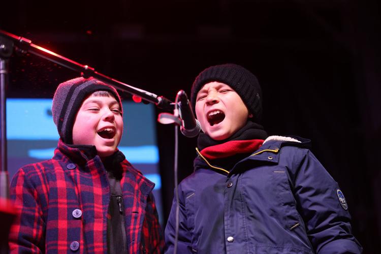 Lancaster city Christmas tree lights up the sky for 2025 [photos ...