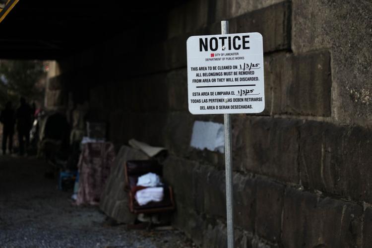 Lancaster Stands Up protests clearing of homeless encampment [photos ...