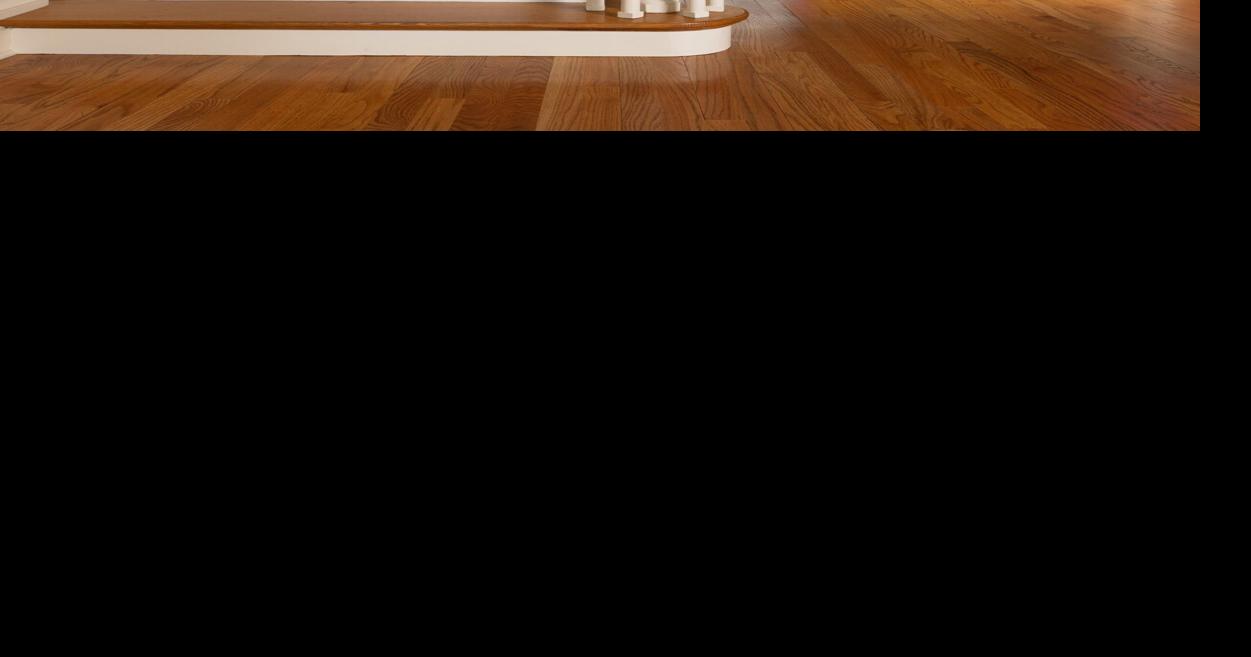 'O' is for open-stair design, one of C. Emlen Urban's staircase styles ...