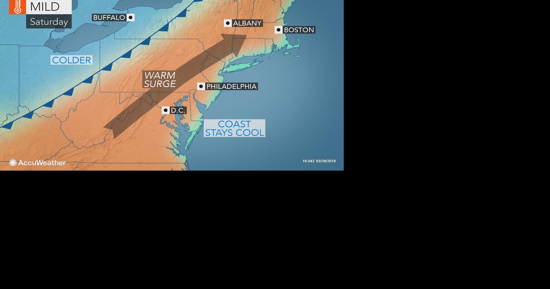 Weekend weather: Spring warmth visits Lancaster County with temps ...