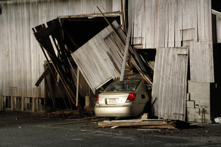 Car crashes into barn in Penn Township | Local News | lancasteronline.com