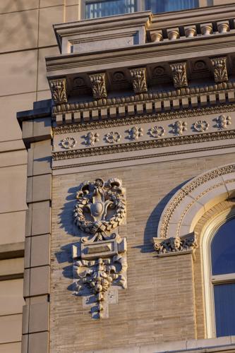 Examples of pressed metal on Lancaster buildings [photos ...