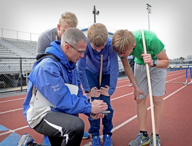 'Don't ever give up': Cedar Crest coach, son dedicate track and field ...