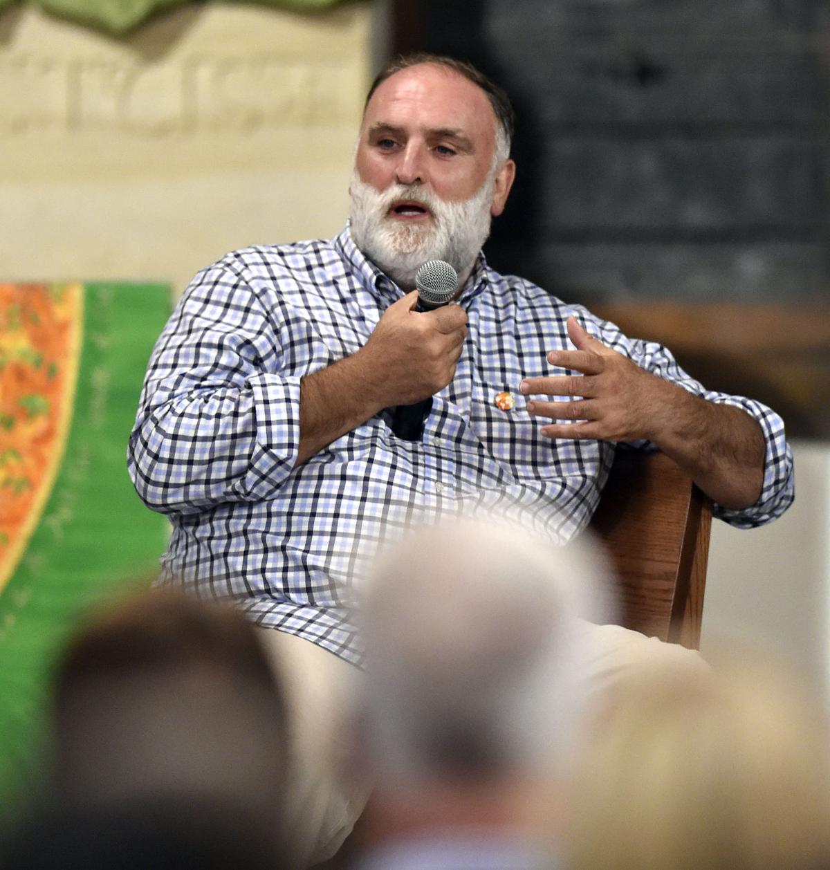 Humanitarian chef José Andrés stresses importance of giving ...